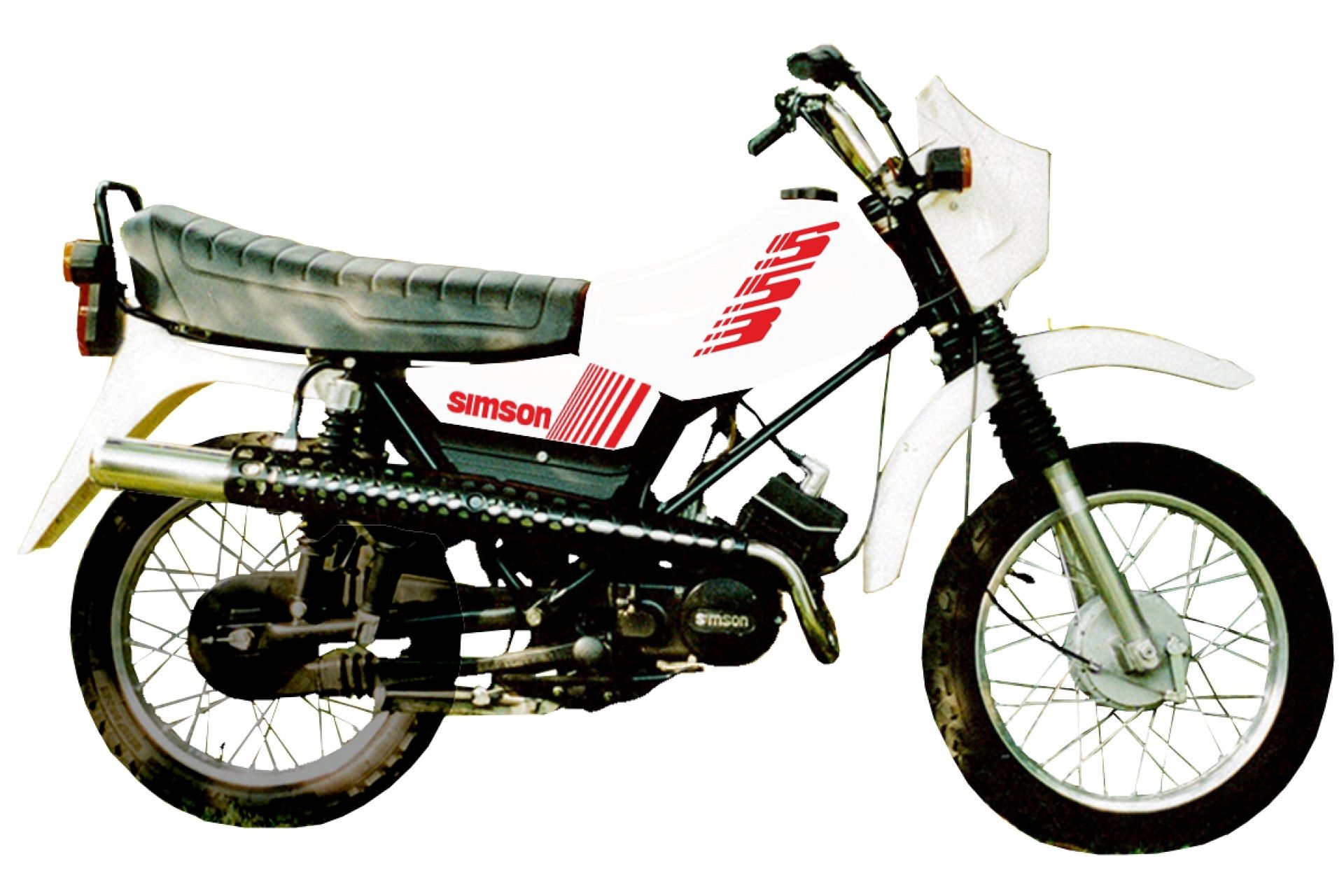 Naklejki SIMSON S53 MOCKITO 1989 BIAŁY - - NAKLEJKI NA MOTOCYKLE Simson ...